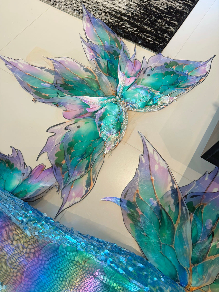 Emerald Abyss Lotus Mermaid Tail – Mertiful
