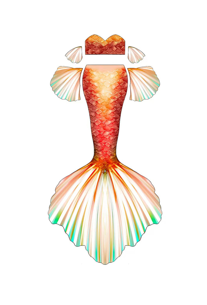 Blueberry Fabric Mermaid Tail – Mertiful