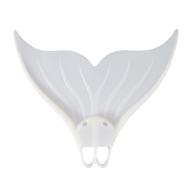 White Silicone Monofin – Mertiful