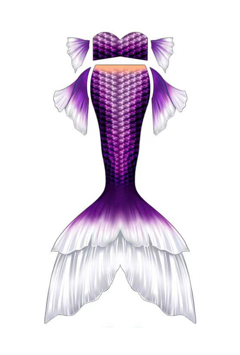 Blueberry Fabric Mermaid Tail – Mertiful