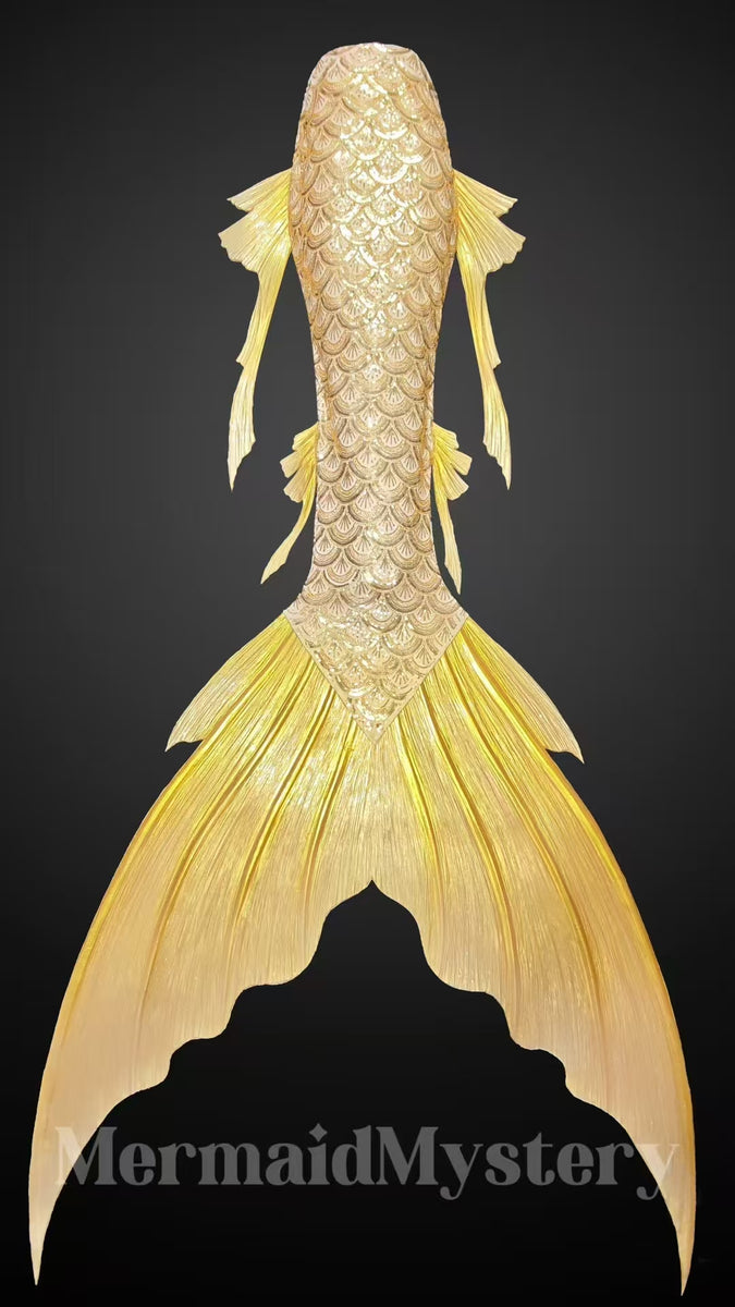 Mermaid Mystery Scale Patterns Hybrid Silicone Mermaid Tail – Mertiful