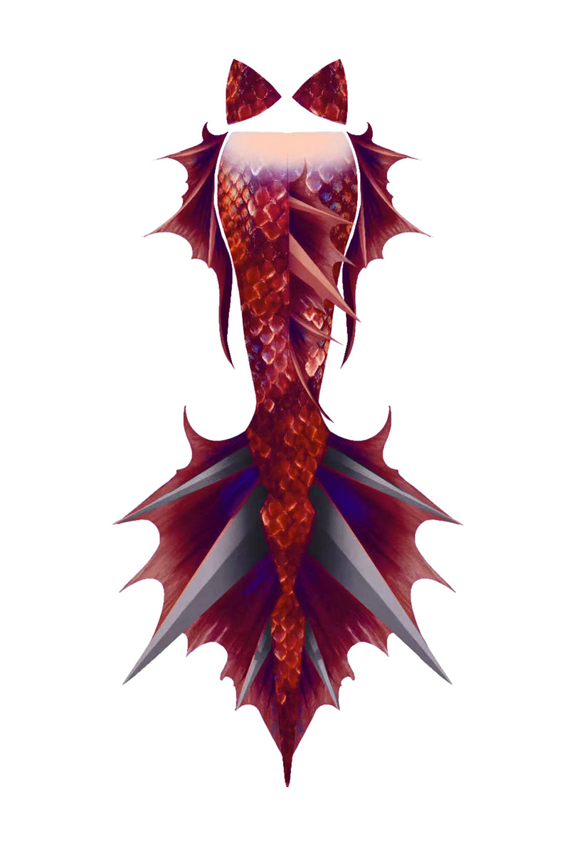 Blueberry Fabric Mermaid Tail – Mertiful