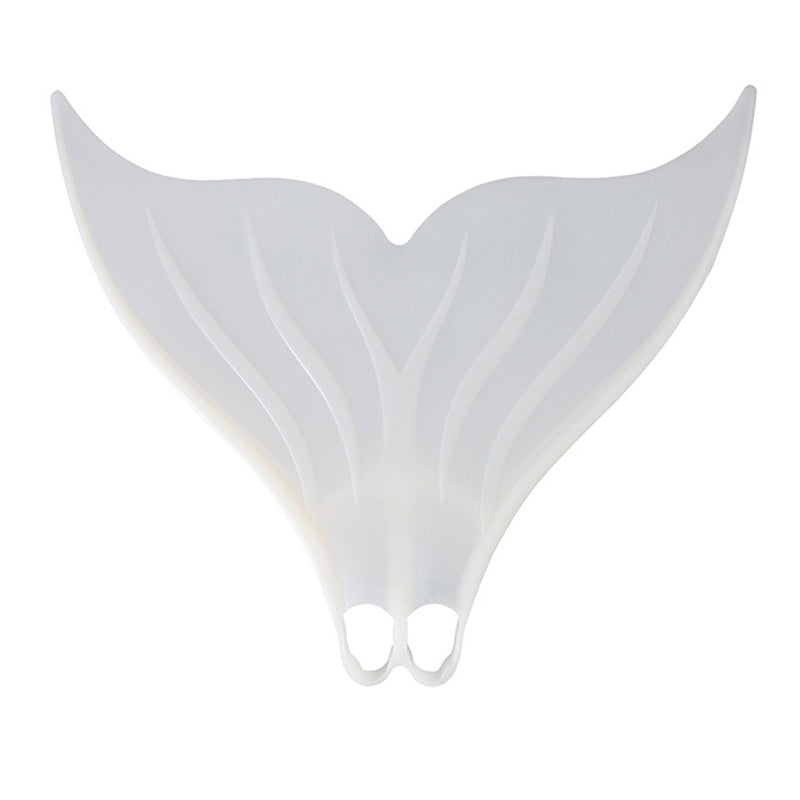 White Silicone Monofin – Mertiful