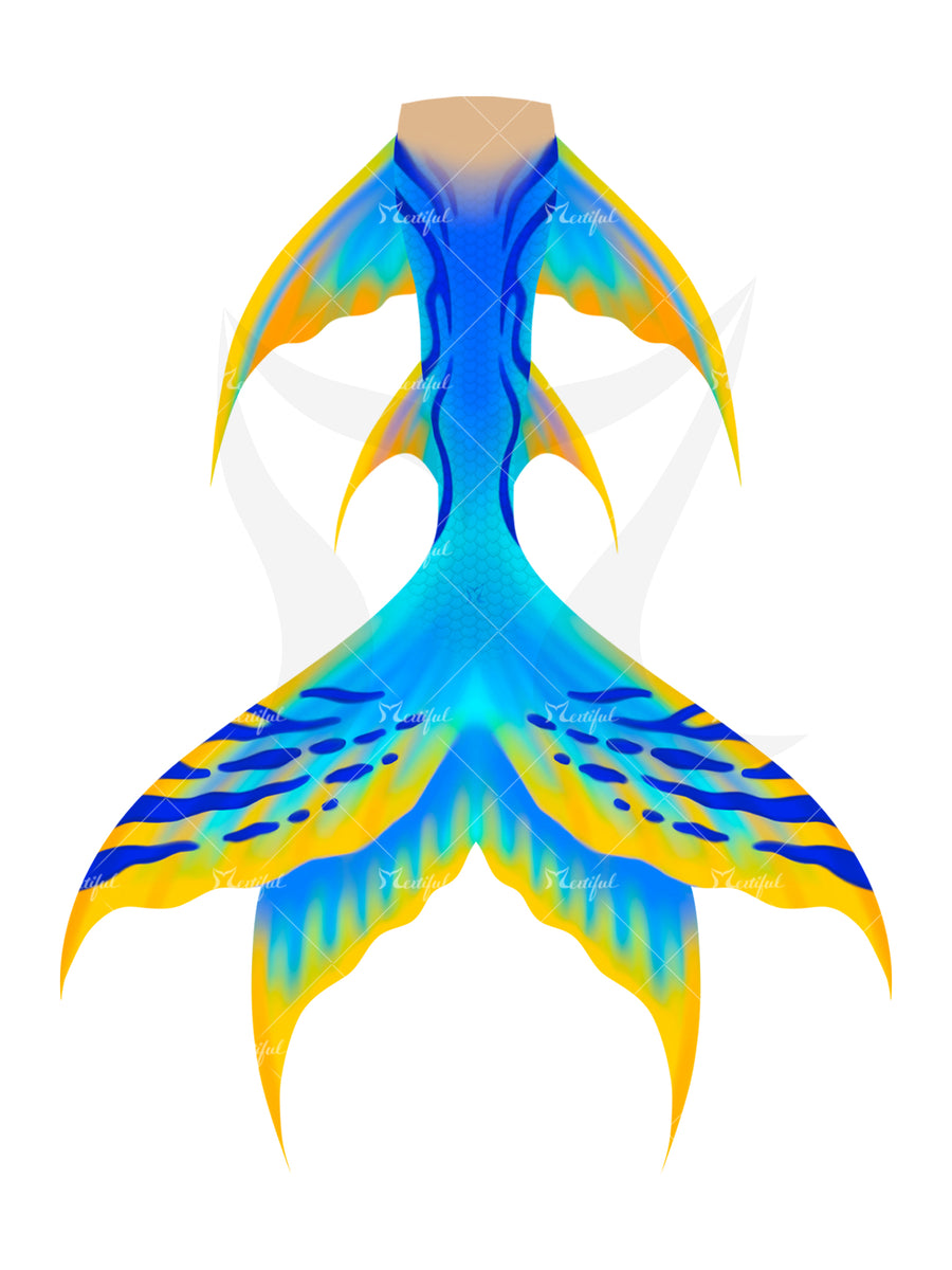 Mertiful Topical Splash Mermaid Tail No.13